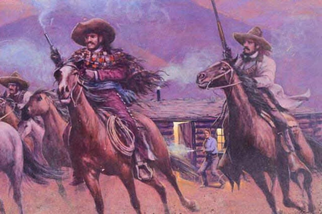 Guy Deel | Bandito Raid Guy Deel Original Oil Painting | MutualArt