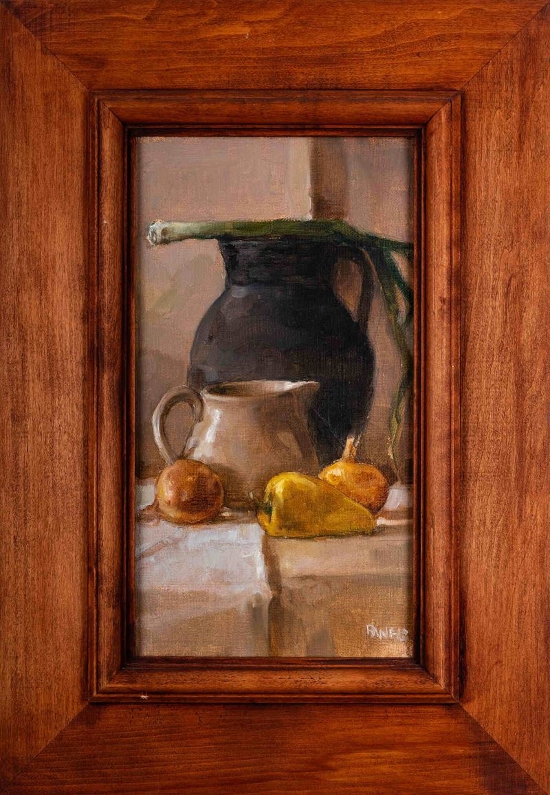 Józef Panfil | Still life with peppers | MutualArt