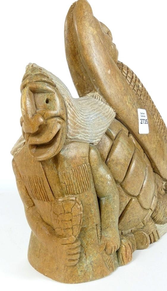 Sandy Cleveland | Figures, Turtle, Mask, Corn Cob (1982) | MutualArt