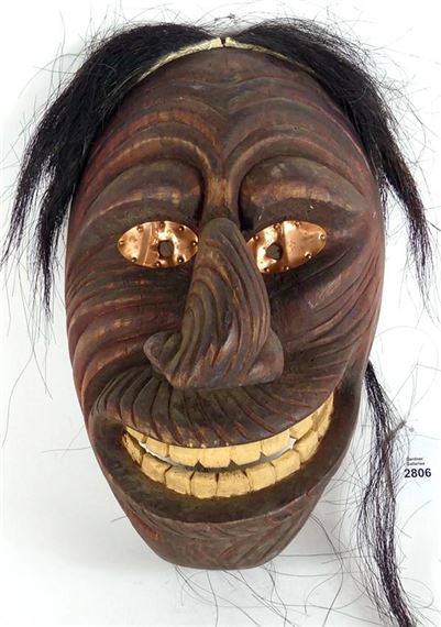 Jacob Ezra Thomas | IROQUOIS FALSE FACE MASK | MutualArt