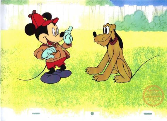 Walt Disney Studios | MICKEY MOUSE & PLUTO - THE POINTER (1939) | MutualArt