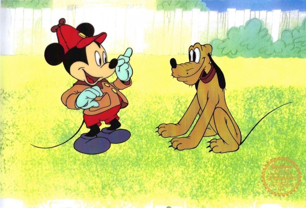 Walt Disney Studios | MICKEY MOUSE & PLUTO - THE POINTER (1939) | MutualArt