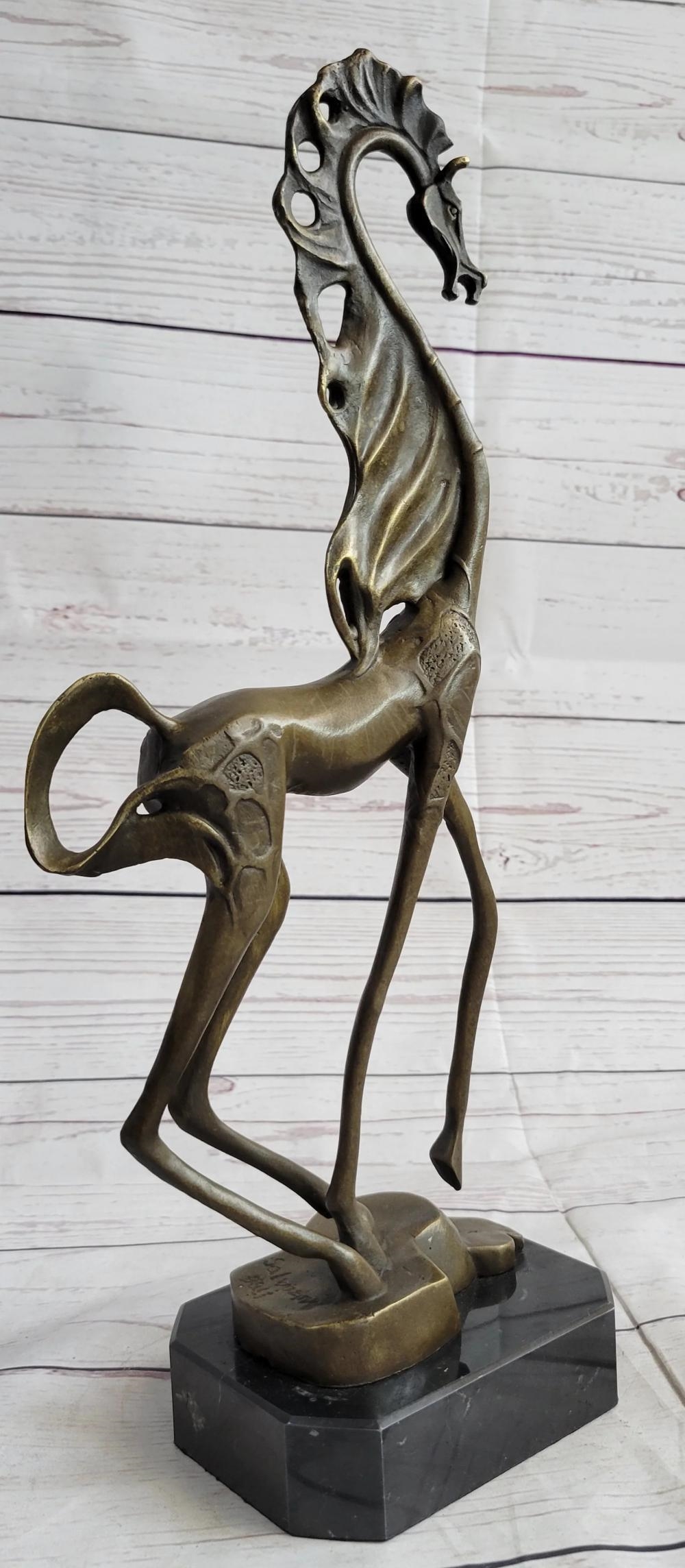Salvador Dalí | DALINIAN HORSE ABSTRACT STATUE | MutualArt