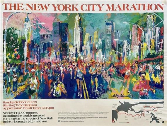 LeRoy Neiman | NEW YORK CITY MARATHON (1980) | MutualArt