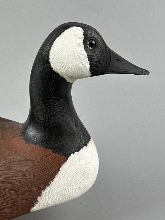 Jim Smith | Jim Smith Hand Carved Goose Decoy (1980) | MutualArt