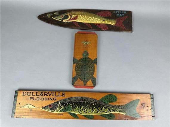 Tim Karash | 3 Tim Karash Hand Painted Signs | MutualArt