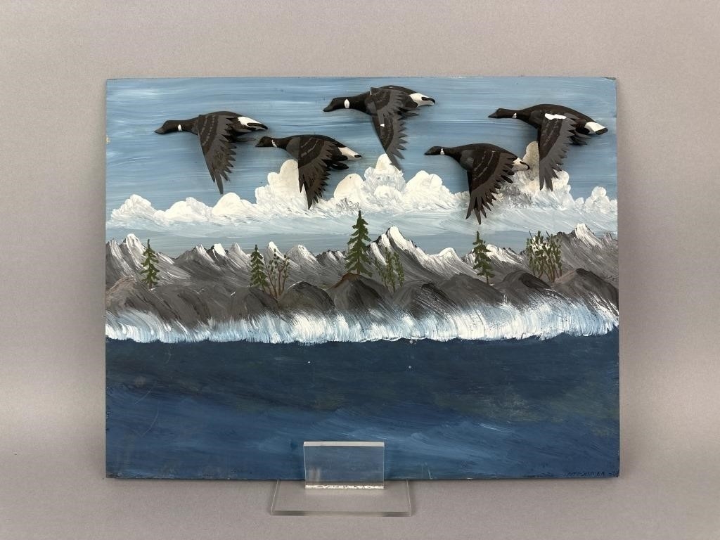 Dave Kinsman | Dave Kinsman Flying Brant Plaque | MutualArt