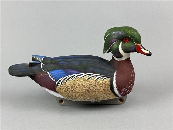 Paul Foytack | Paul Foytack Wood Duck Drake Decoy | MutualArt