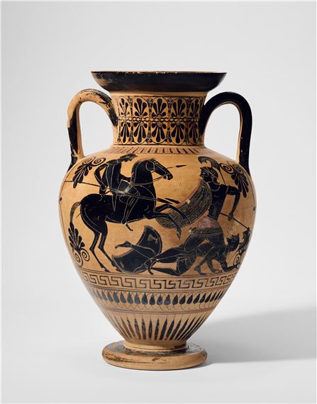 Antimenes Painter | AN ATTIC BLACK-FIGURED NECK-AMPHORA | MutualArt
