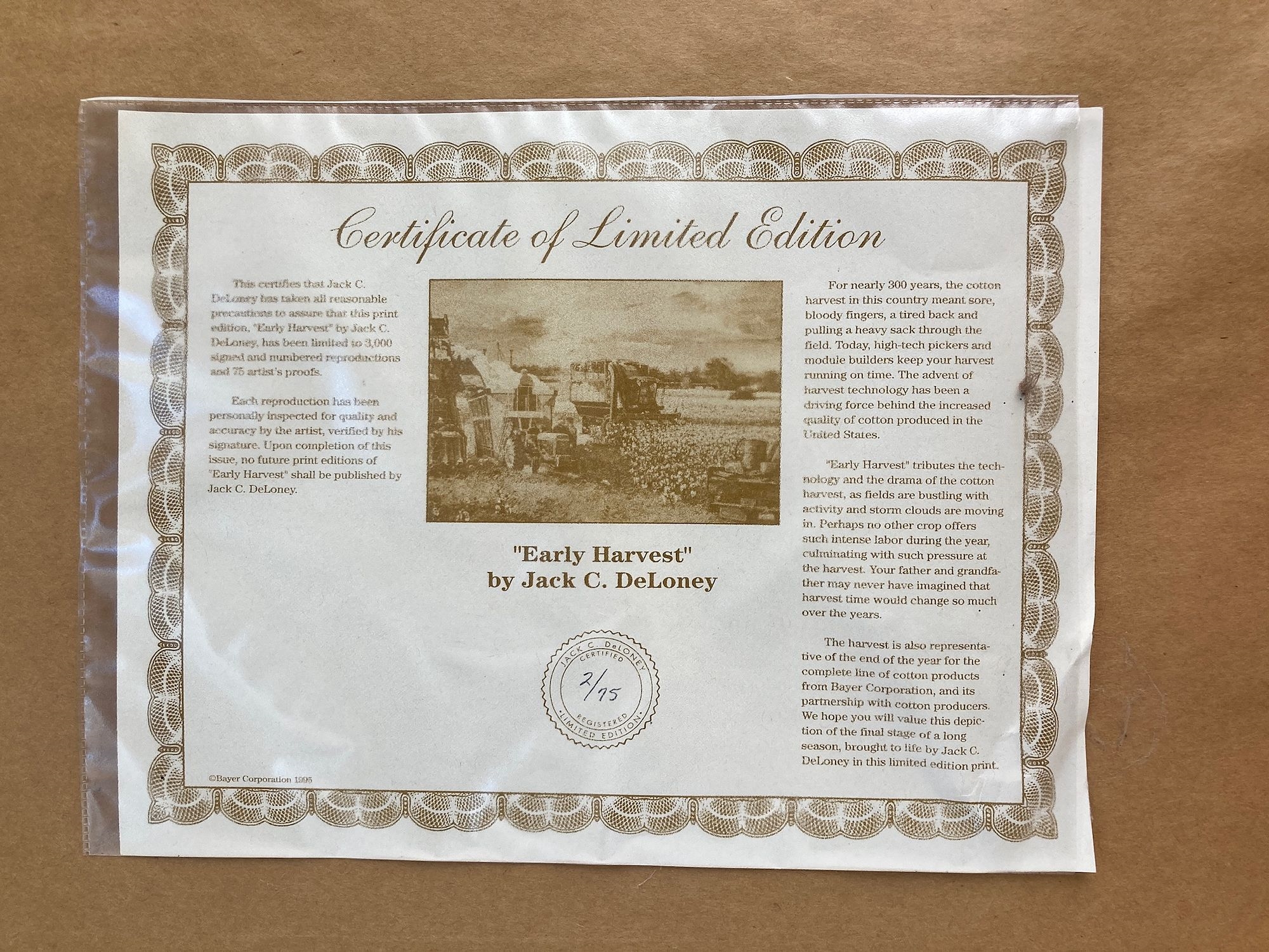 Jack Clouse Deloney | Three Large Signed/Numbered Artist Proofs by Jack ...