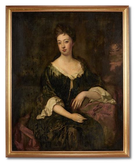 Godfrey Kneller | PORTRAIT OF LADY ISABELLA LEGH IN A BROWN DRESS (1700 ...
