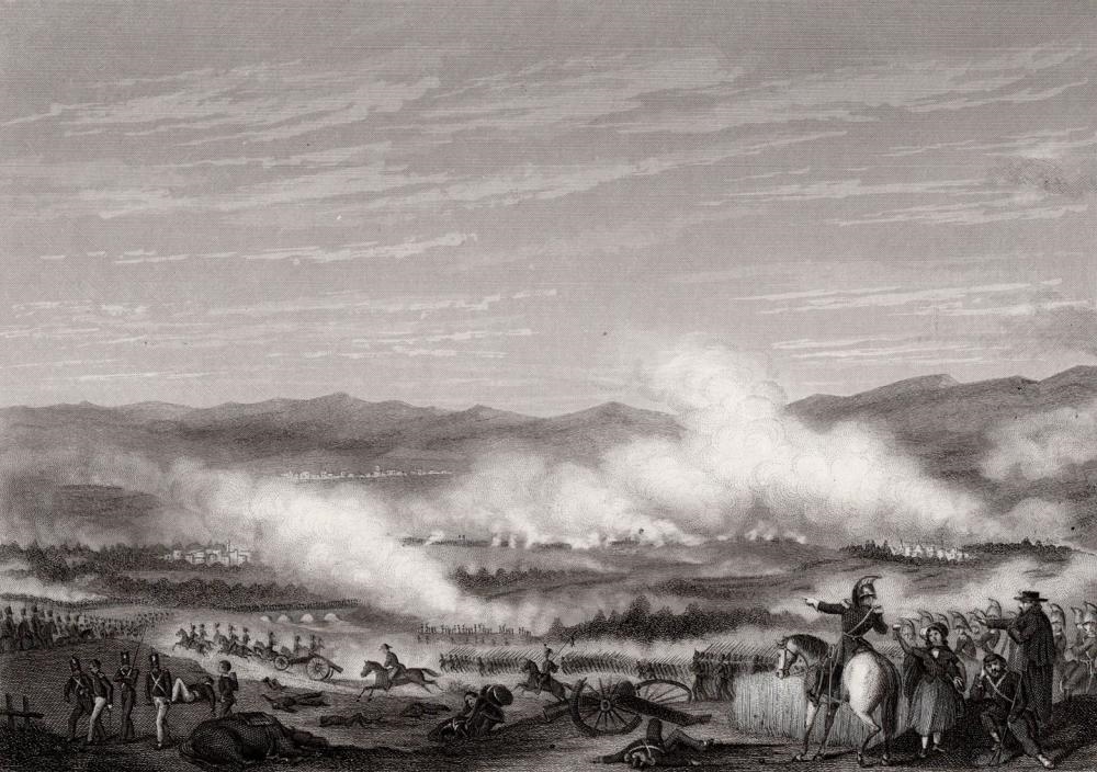 George W. Terry | Framed 1800s GEORGE W. TERRY Engraving At the Battle ...