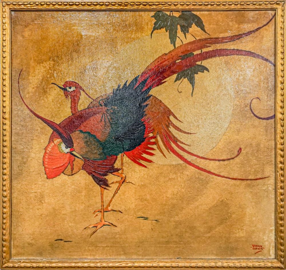 Stark Davis | Two Peacocks | MutualArt