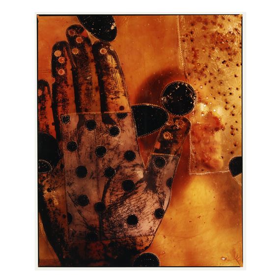 Abe Frajndlich | Portrait of Christopher Pekoc and Hand (2000) | MutualArt