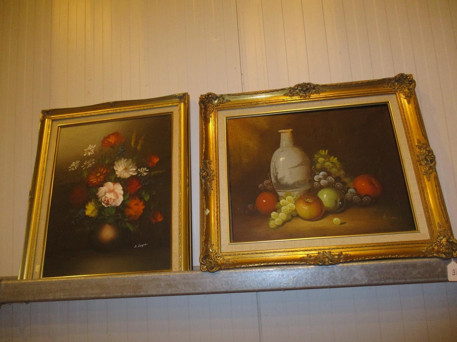 J. Cooper | Two Still Life Oil Paintings by Daniel and J. Cooper ...
