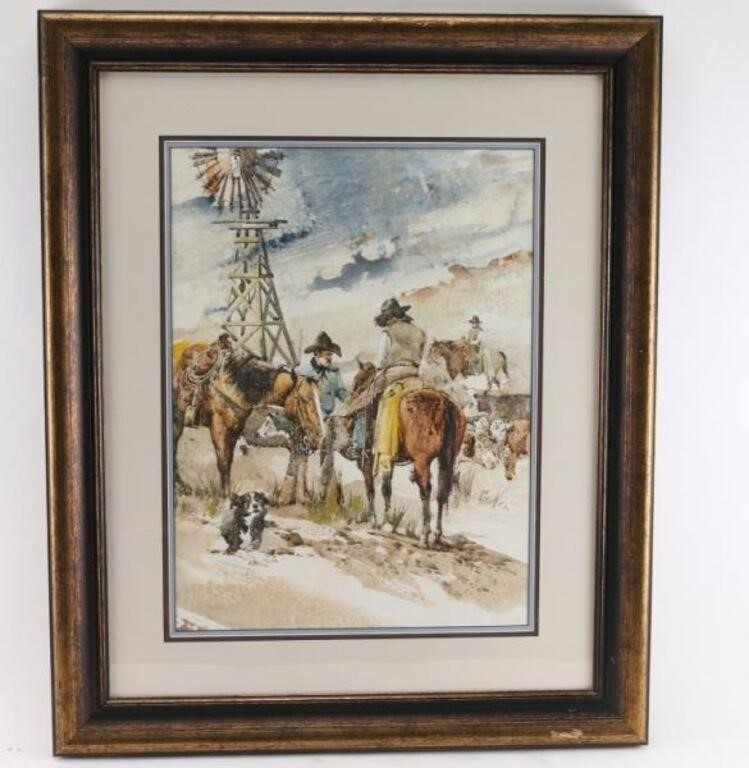 R Scott | Watercolor on Paper | MutualArt