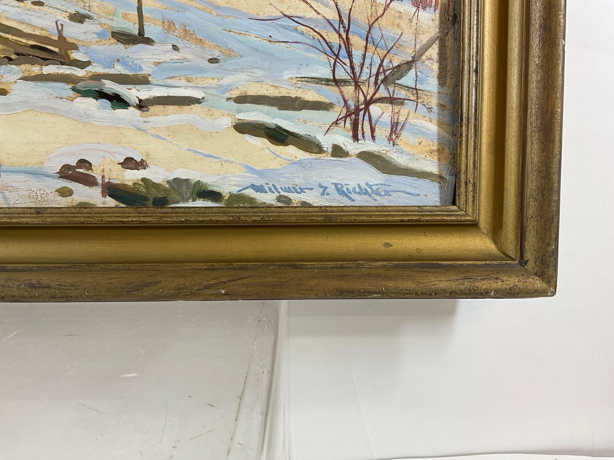 Wilmer Siegfried Richter | Snow covered winter landscape | MutualArt