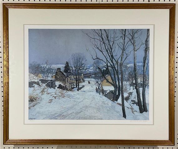 Edward Willis Redfield | The Road to Center Bridge | MutualArt