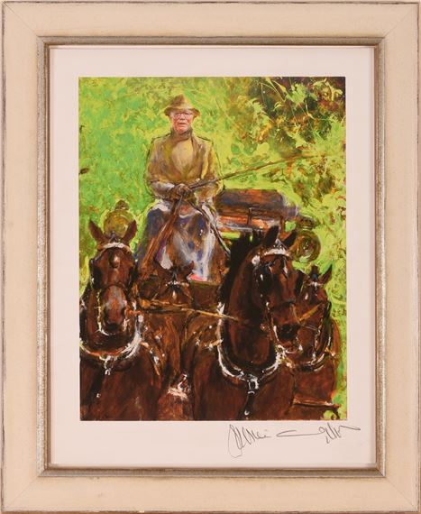 Jamie Wyeth | Dozer and Egg (1985) | MutualArt