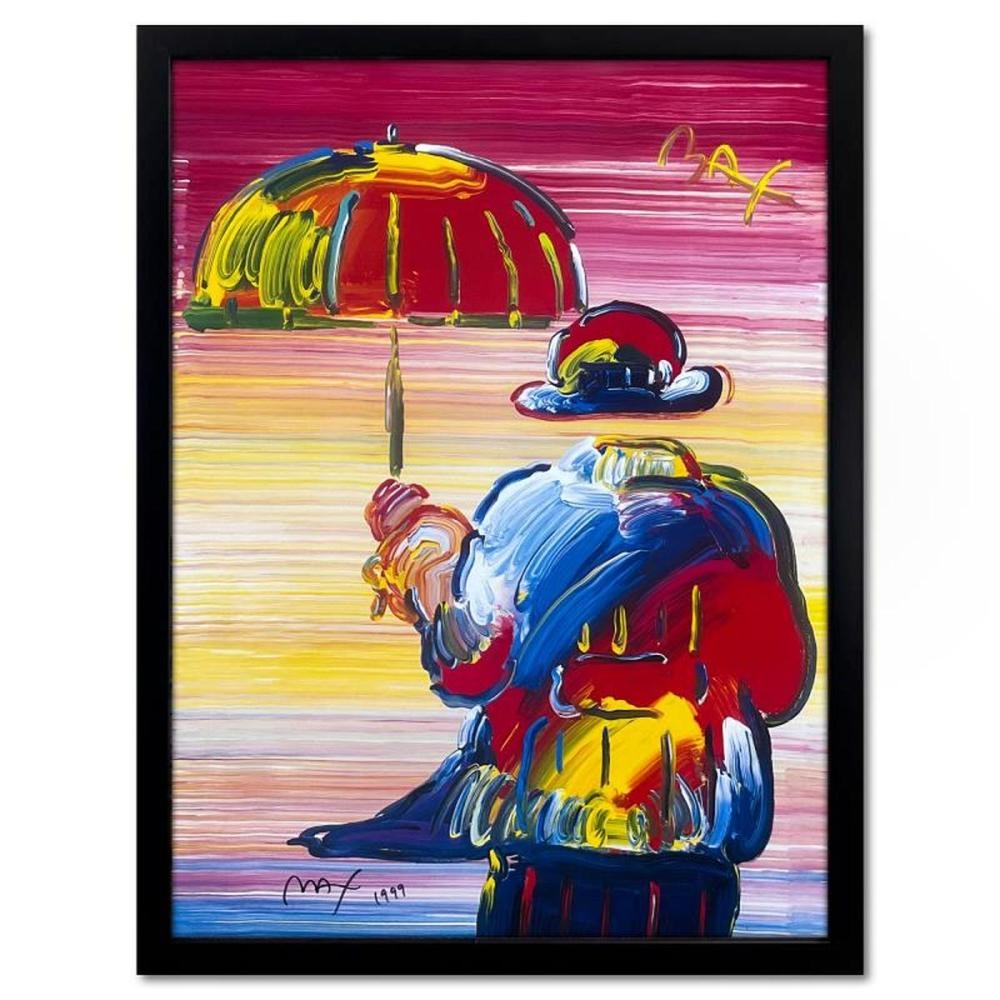 Peter Max | Umbrella Man | MutualArt