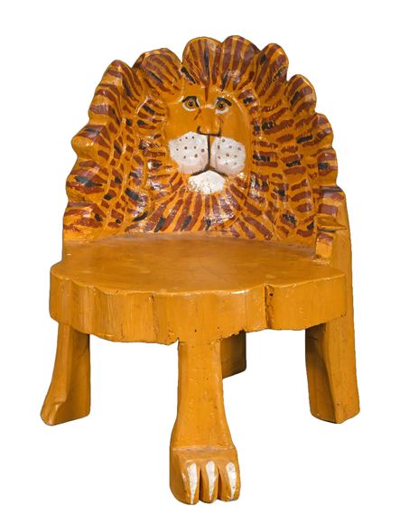 Stephen Huneck | Lion Chair | MutualArt
