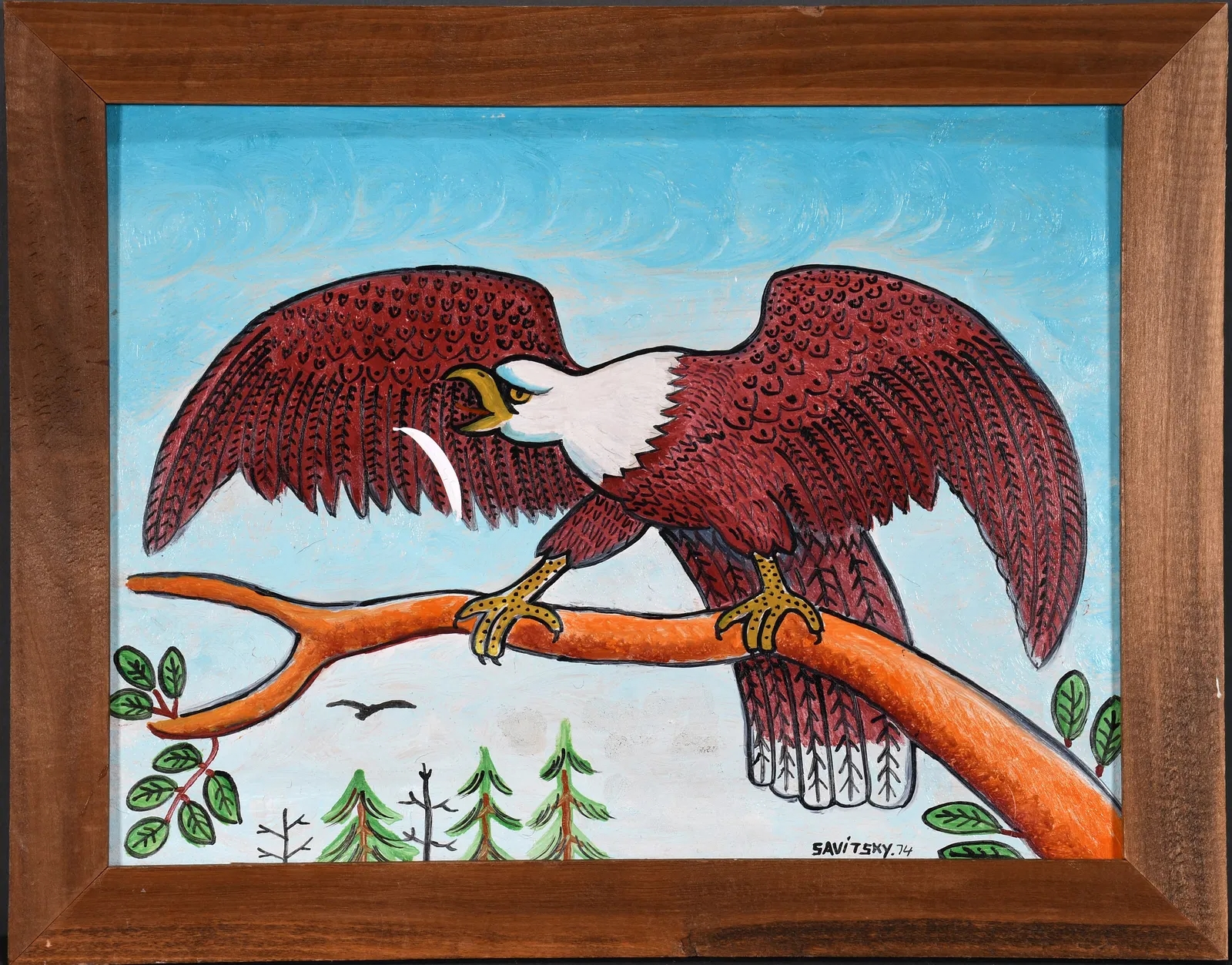Jack Savitsky | American Bald Eagle (1974) | MutualArt