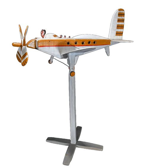 Edward Larson | Parachute Jumpers Whirligig. (1981) | MutualArt