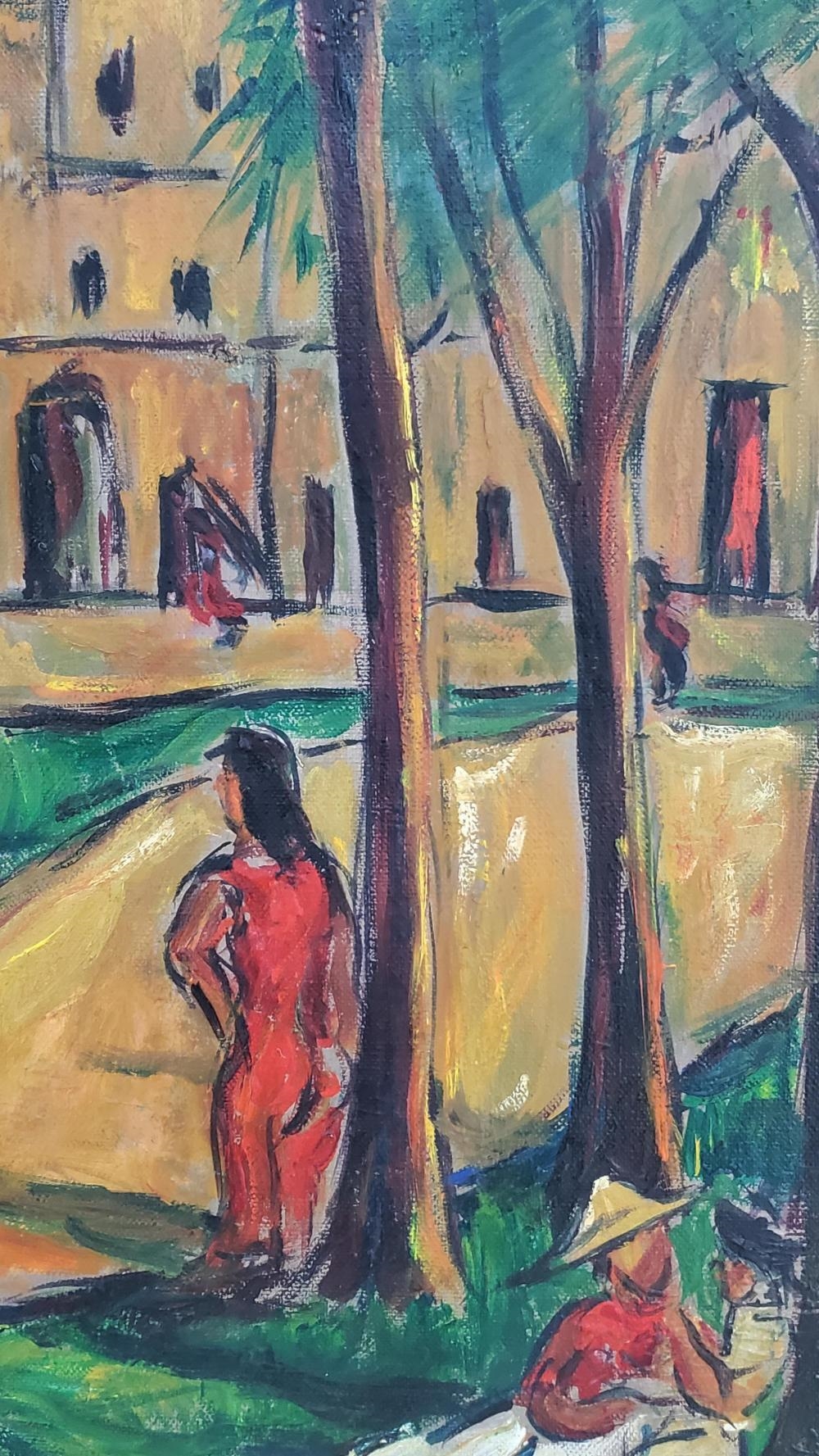 Victor Manuel | Victor Manuel (Cuban, 1897-1969) In the City Park ...