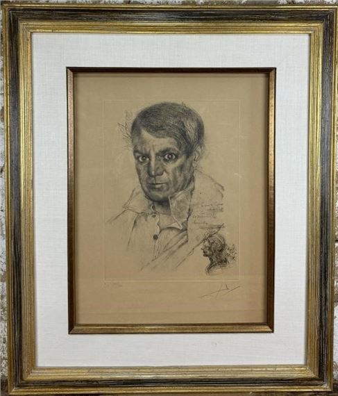 Salvador Dalí | Salvador Dali Portrait of Picasso | MutualArt
