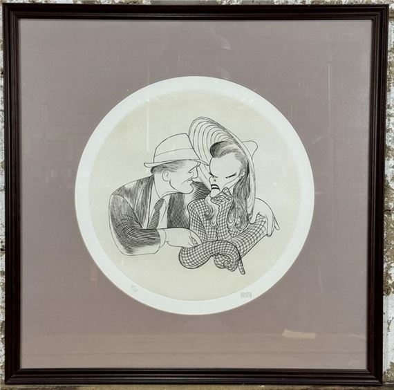 Al Hirschfeld | Al Hirschfeld signed print numbered 597/750 titled ...