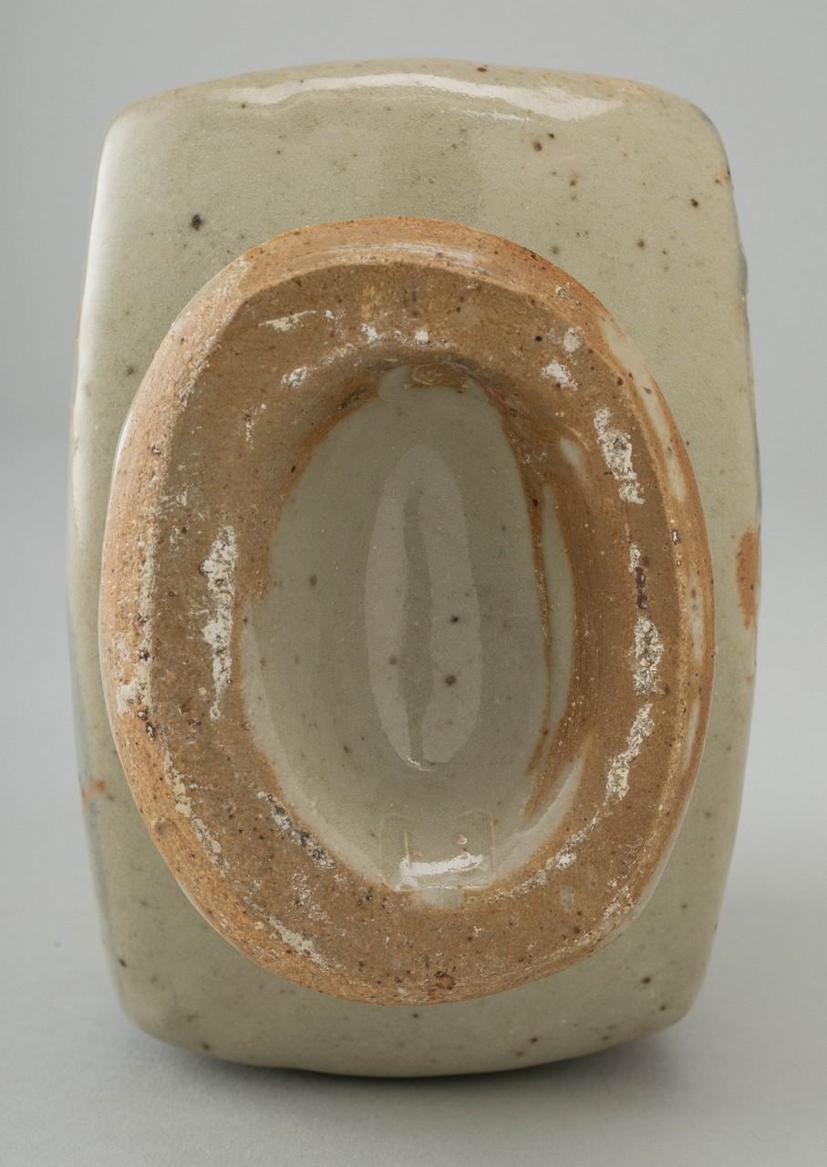 Bernard Howell Leach | a stoneware pottery bottle vase, the grey glazed ...