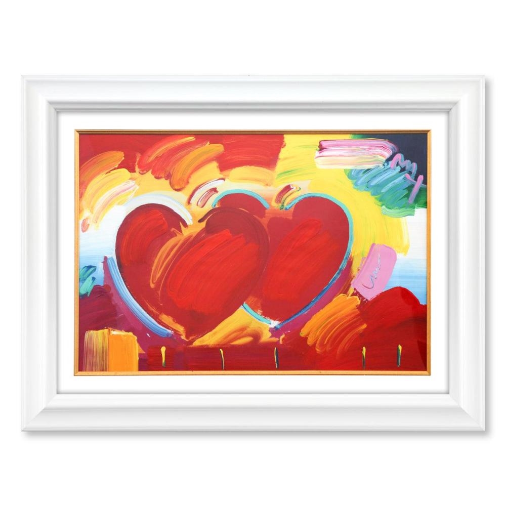 Peter Max | Two Hearts as One | MutualArt