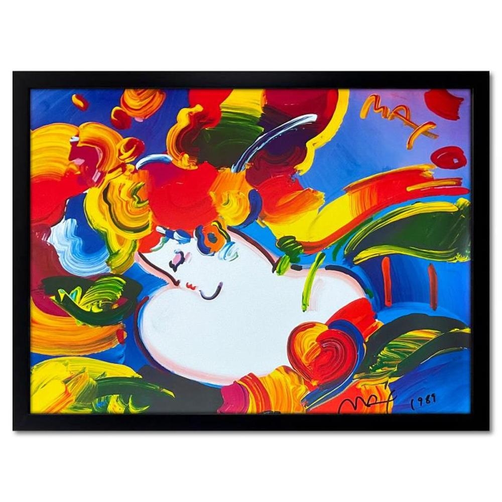 Peter Max | Flower Blossom Lady | MutualArt