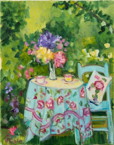 Hannah Cole Buie | The painting depicts a bright and colorful scene of ...