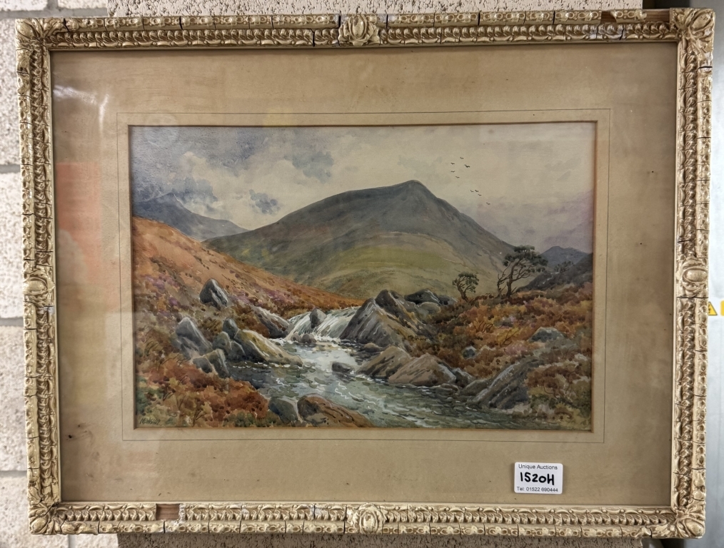 Glen Sannox | A North Glen Sannox Isle of Arran watercolour by M ...