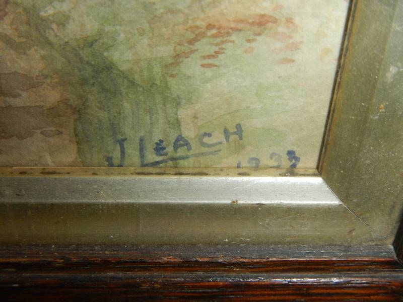 J. Leach | A coastal scene oil painting signed J Leach 1923 (1923 ...