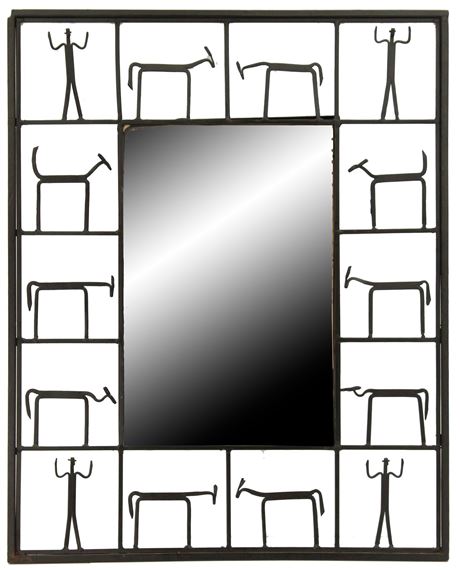 Frederick Weinberg | Frederick Weinberg Mid Century Figural Mirror ...