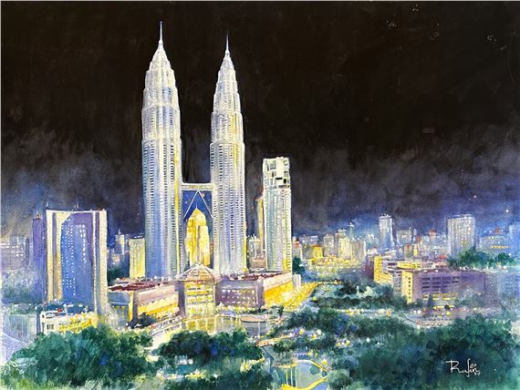 Nik Rafin | KL Scape by Night, 2015 (2015) | MutualArt