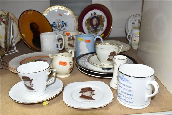 Sir Winston Churchill | A COLLECTION OF POLITICAL COMMEMORATIVE WARES ...