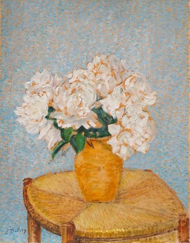 Léon Detroy | Léon DETROY (1859-1955) Nature morte au bouquet de fleurs ...