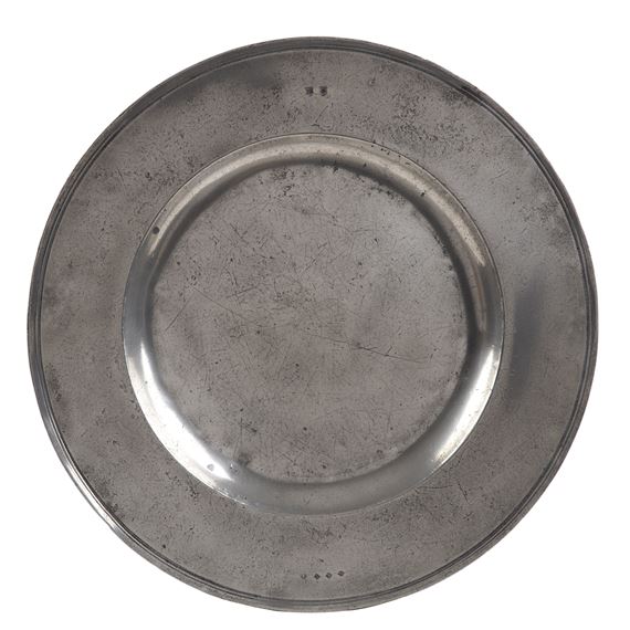 John Webster | A 17th century broad rim pewter charger by John Webster ...