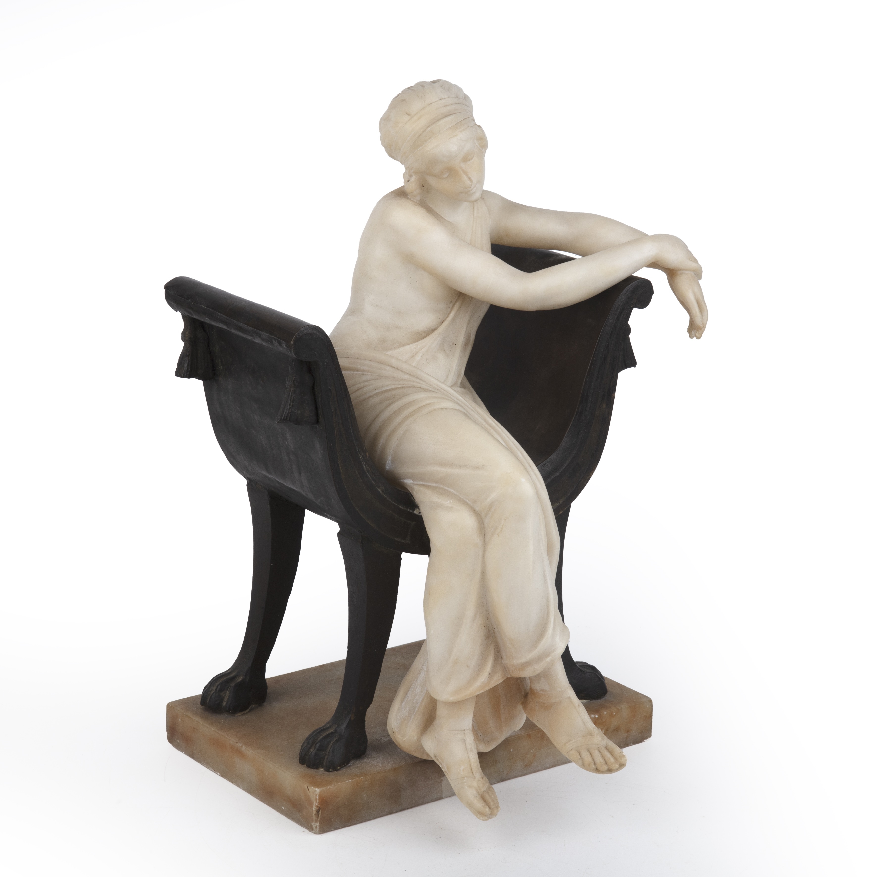 Antonio Frilli | A seated classical maiden | MutualArt