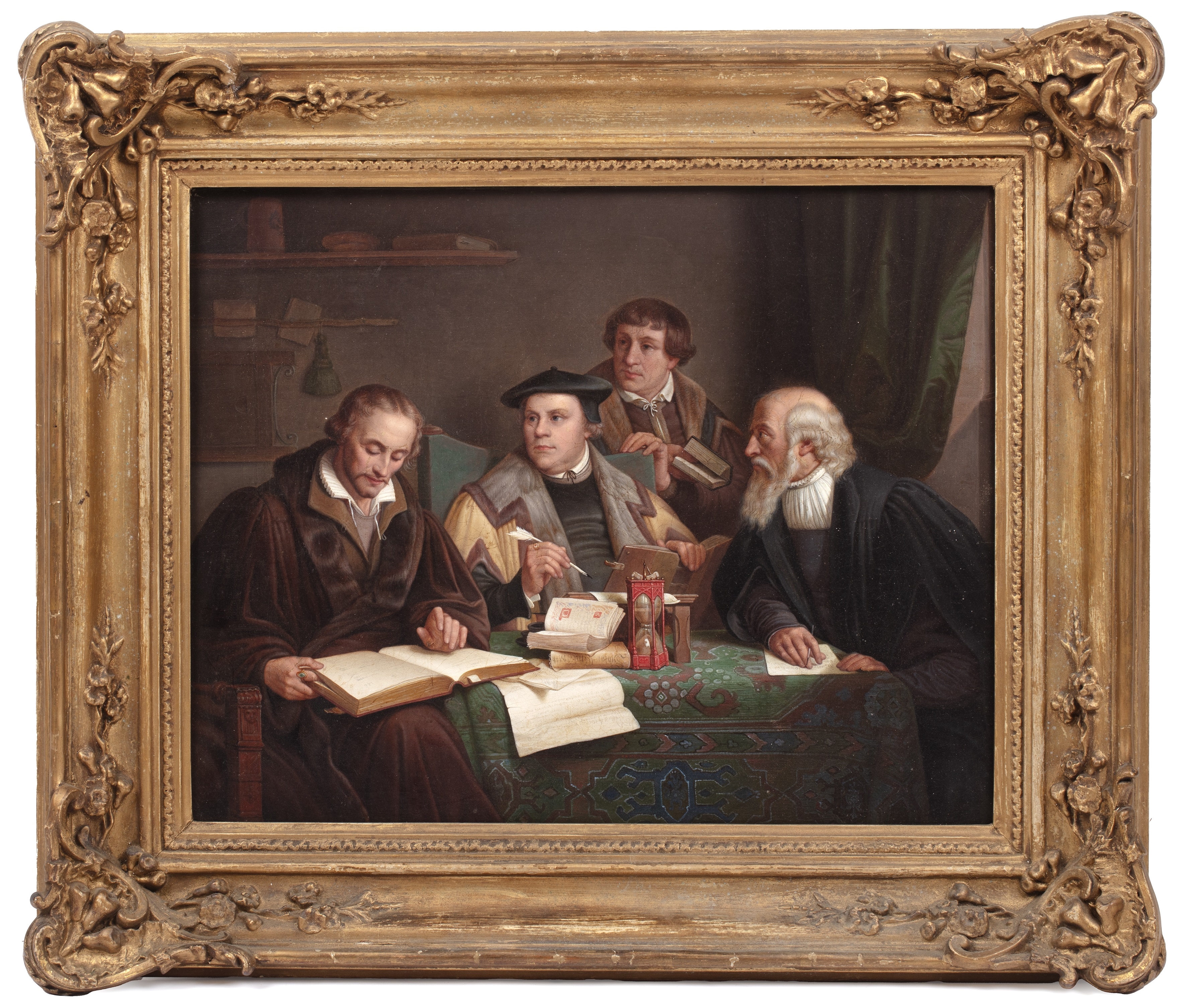 Pierre Antoine Labouchere | Martin Luther revising the Bible | MutualArt