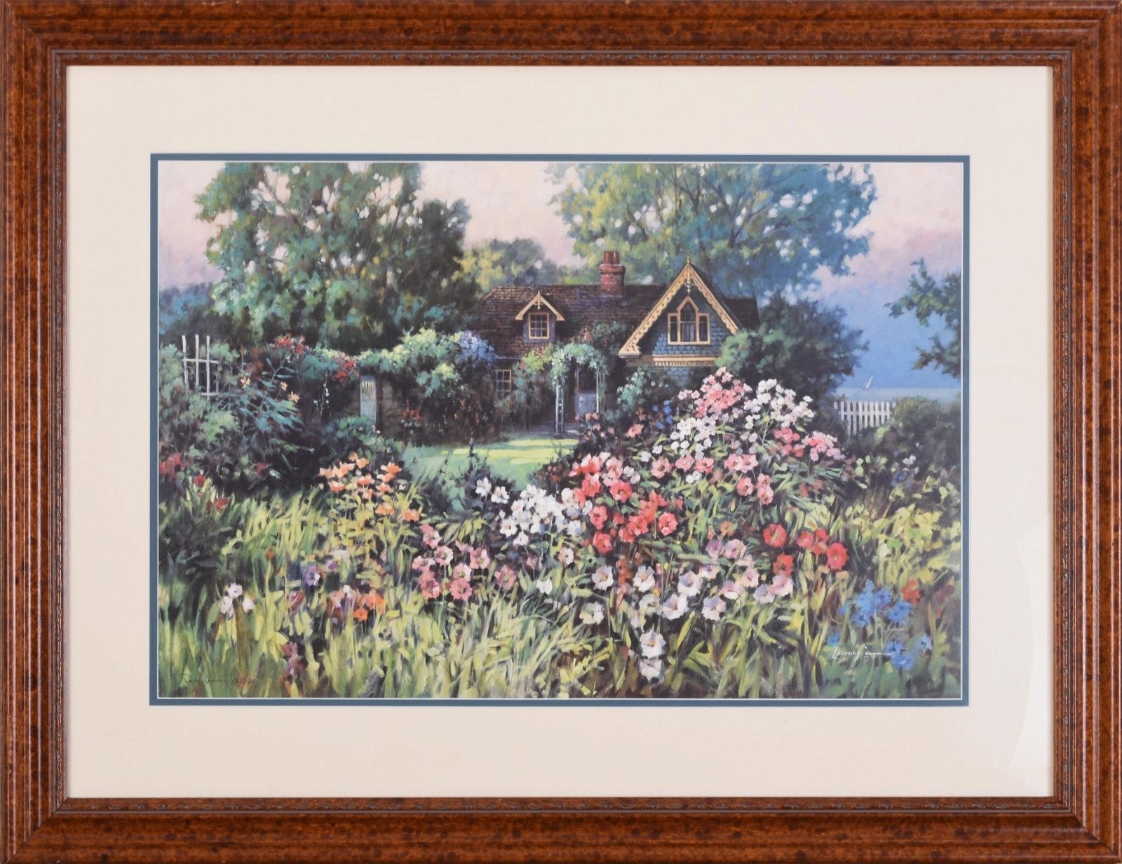 Paul Landry | PAUL LANDRY COTTAGE GARDEN LIMITED EDITION PRINT | MutualArt