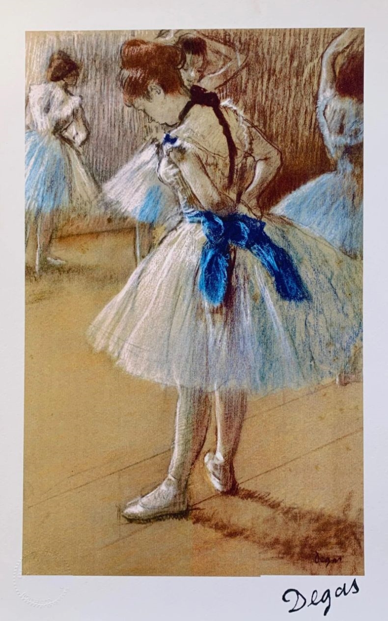 Edgar Degas | Study of a Ballet Dancer Giclee | MutualArt