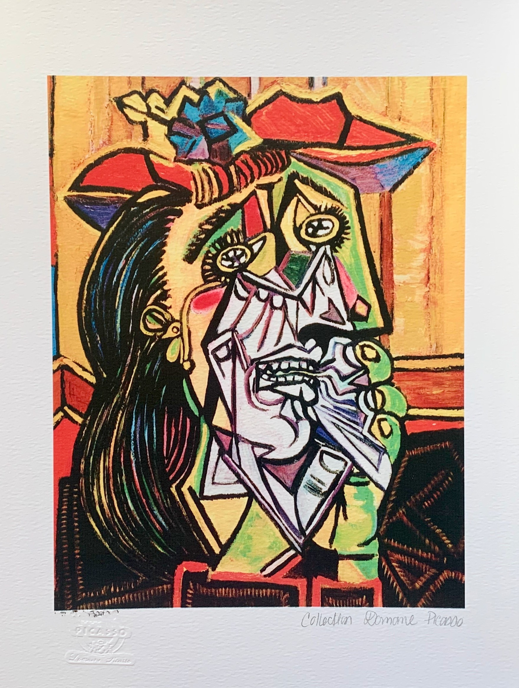 Pablo Picasso | WEEPING WOMAN WITH HAT | MutualArt