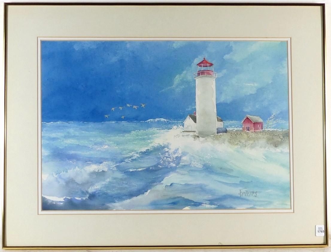 Barbara Jeanne Forrester | Point Petre Lighthouse (1992) | MutualArt
