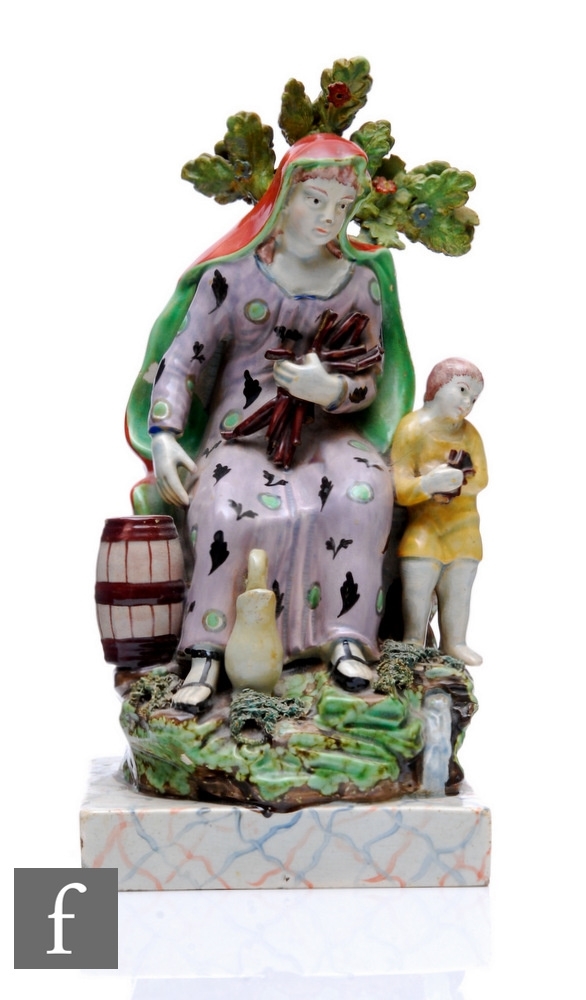 Ralph Wood | A late 18th Century Ralph Wood type group of a widow of ...