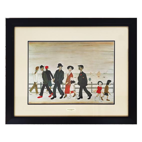 Laurence Stephen Lowry | On the promenade | MutualArt