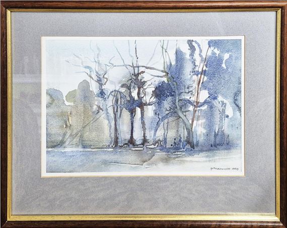 Donald Marriott | West Dean gardens small study (1990) | MutualArt